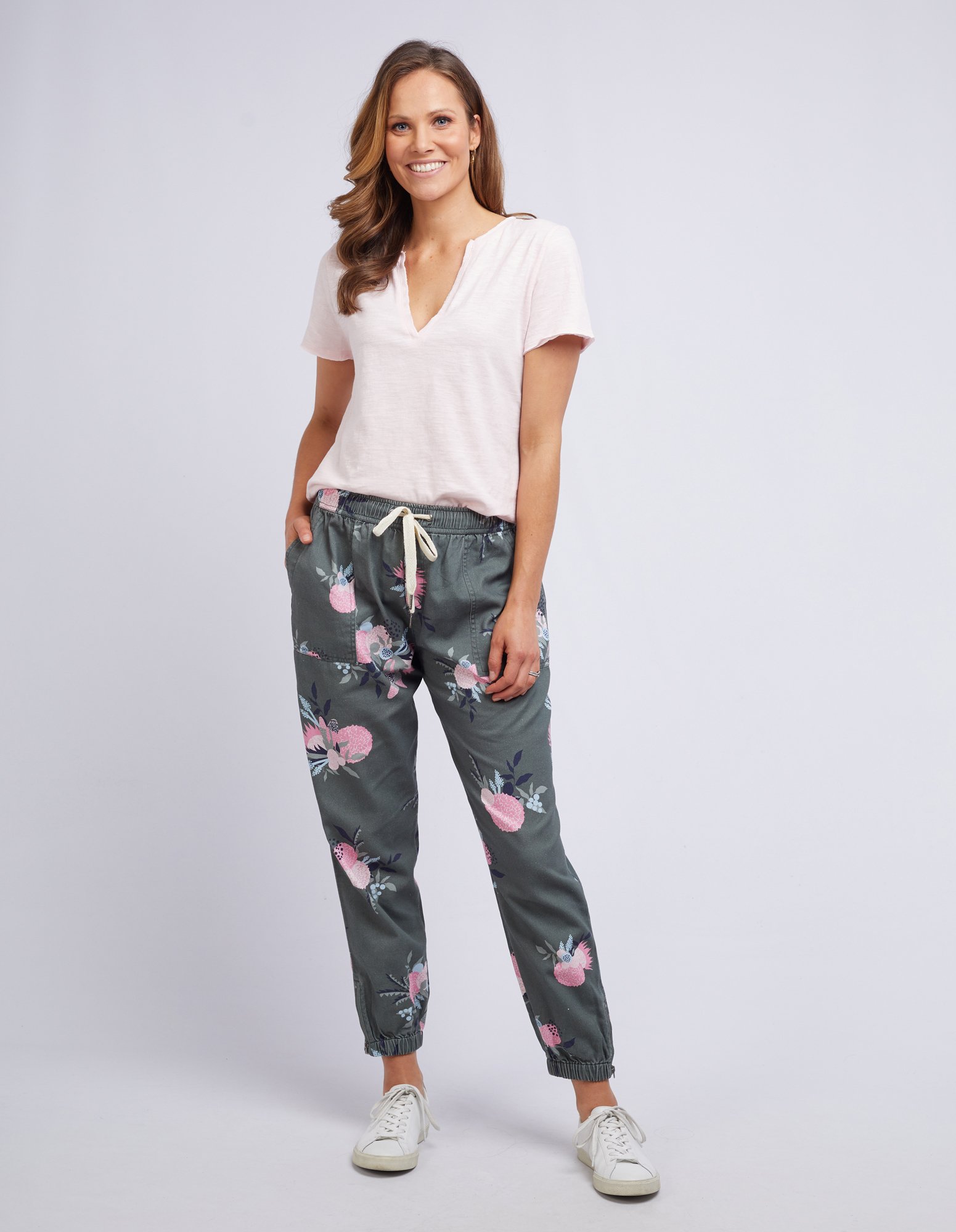 ELM IN BLOOM PRINT - Pants : Status Clothing - ELM W 22