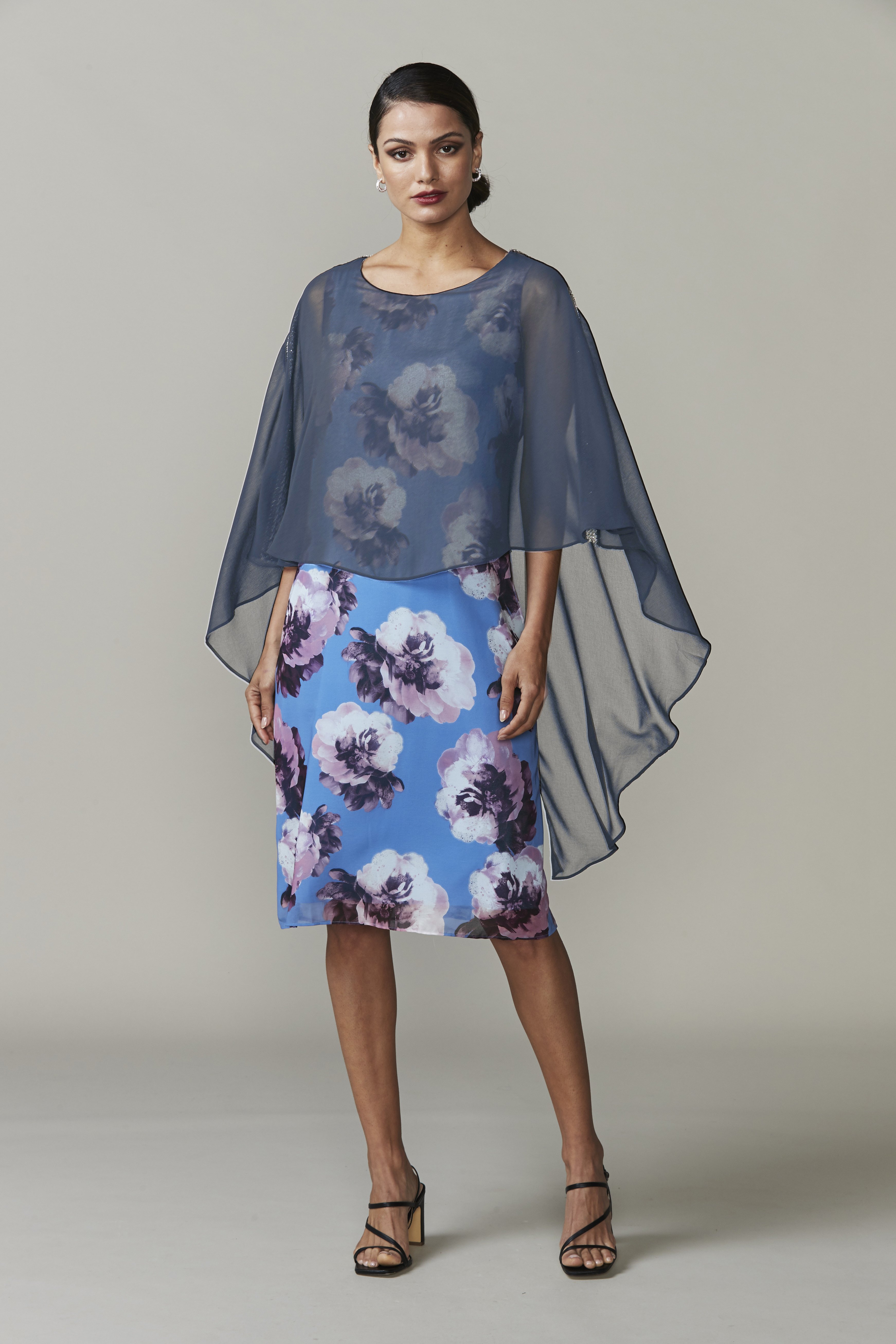 CACHET CRYSTAL OVERLAYER PRINTED DRESS - Dresses : Status Clothing ...