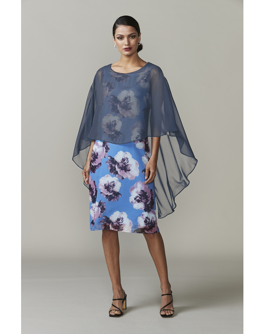 CACHET CRYSTAL OVERLAYER PRINTED DRESS - Dresses : Status Clothing ...