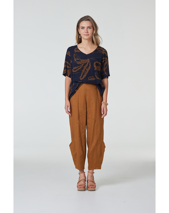 OBI SHISHO V NECK TEE - Tops : Status Clothing - OBI S 23